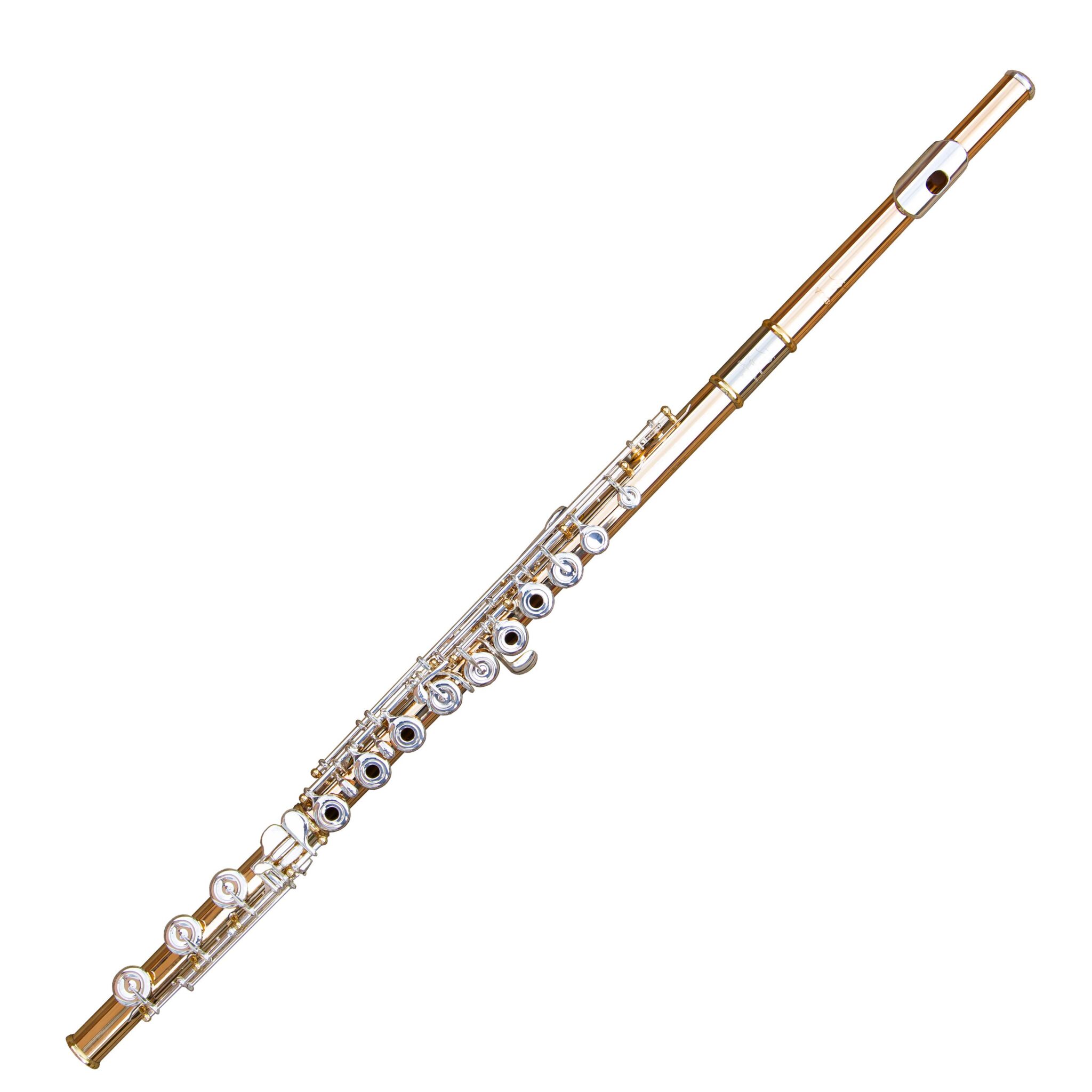 Copper body 'C' flute with 958 silver lip and riser - Howarth of London